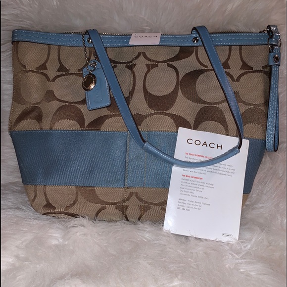 Coach | Bags | Blue Coach Purse | Poshmark